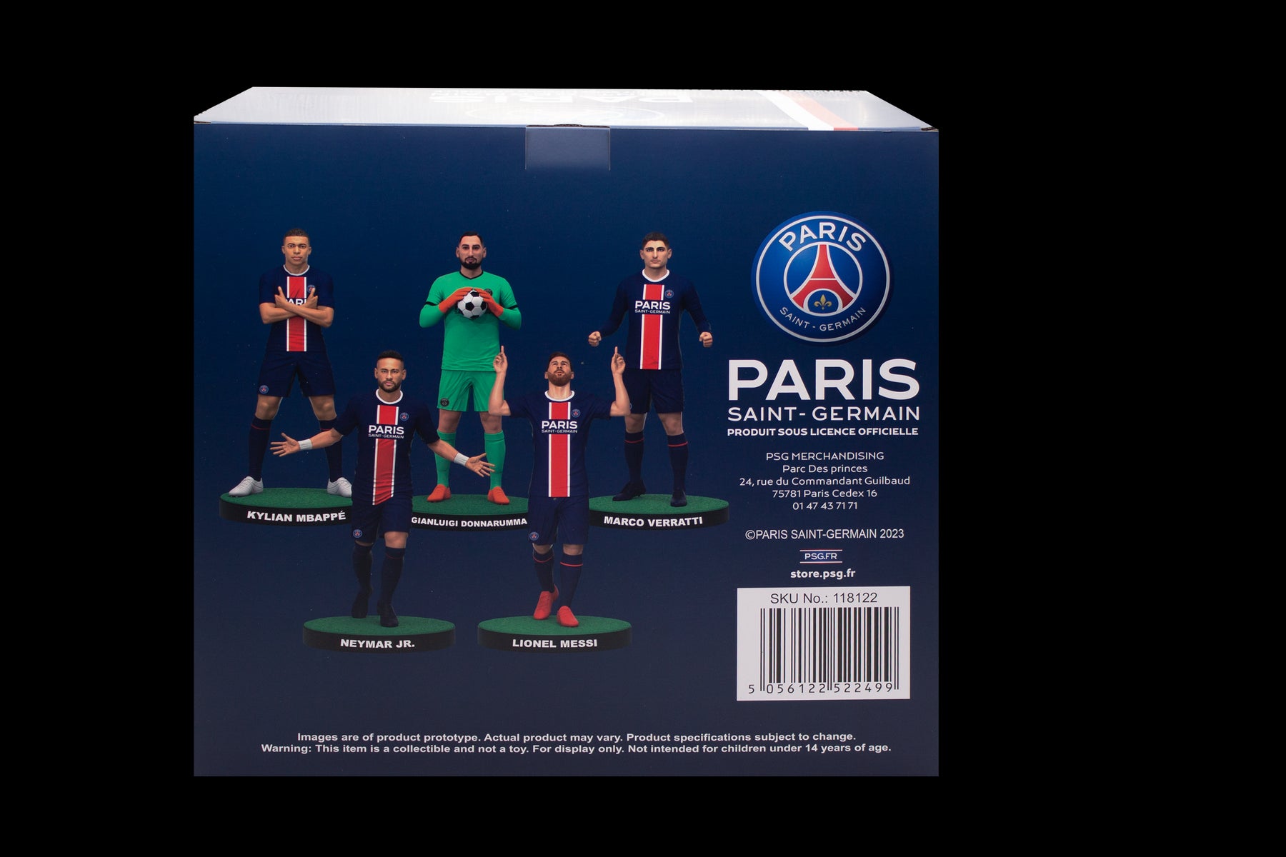 Kylian Mbappe - Official PSG - Football's Finest 60cm Resin Statue ...