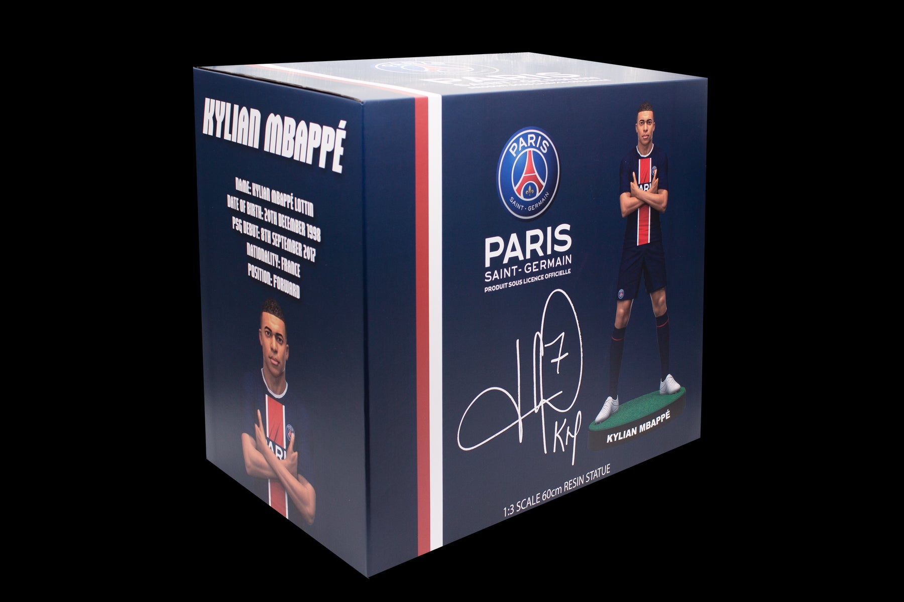 Kylian Mbappe - Official PSG - Football's Finest 60cm Resin Statue ...